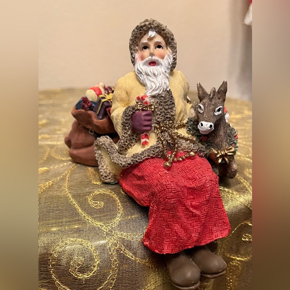 Holiday | Vintage International Samichlaus Santa Stocking Holder 1993 ...